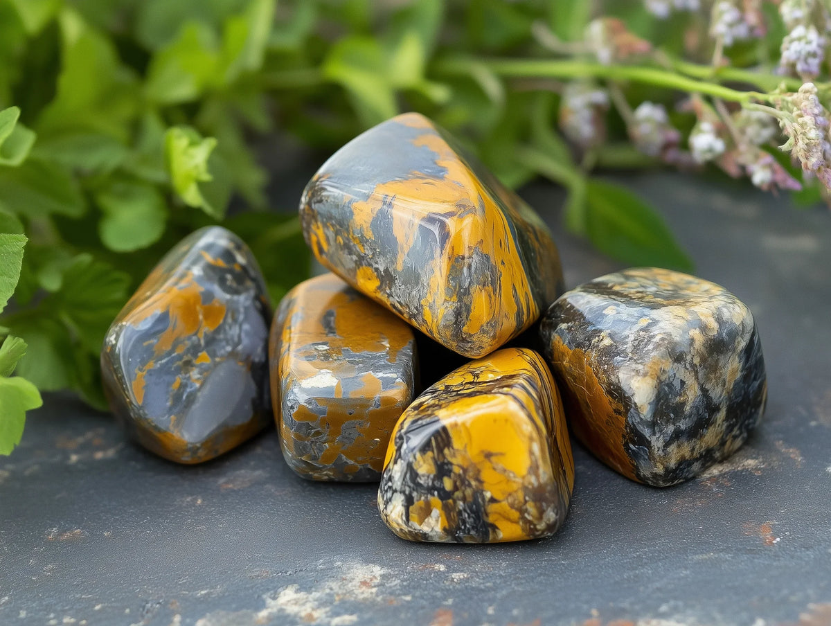 Bumble Bee Jasper Meaning and Healing Crystal Properties – Body Mind & Soul Houston