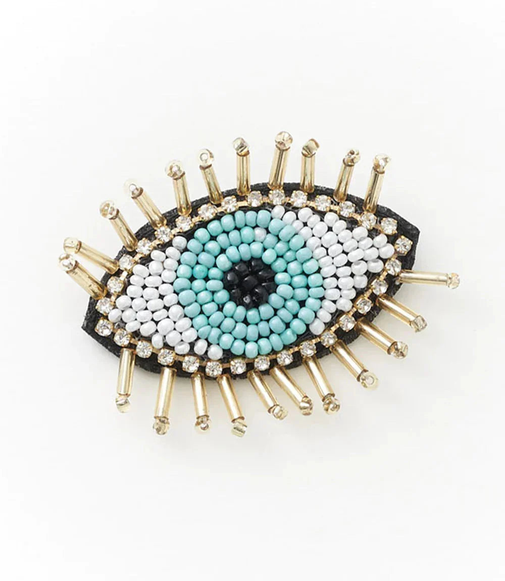 Evil Eye Beaded Brooch – Body Mind & Soul Houston