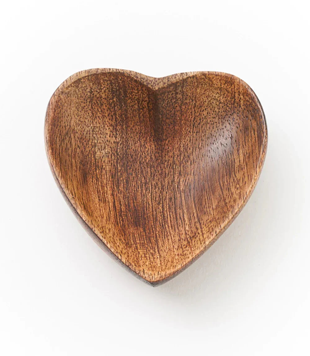 Heart Wooden Mini Dish & Trinket Tray – Body Mind & Soul Houston