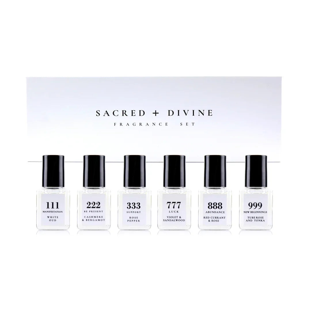 Sacred + Divine Angel Number Perfume Gift Set – Body Mind & Soul Houston